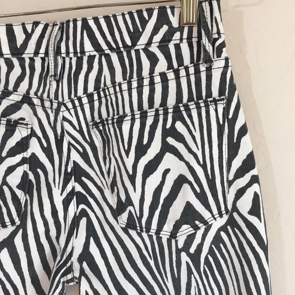 Frame Denim | Jeans | Frame Le High Straight Zebra Cropped Jeans | Poshmark